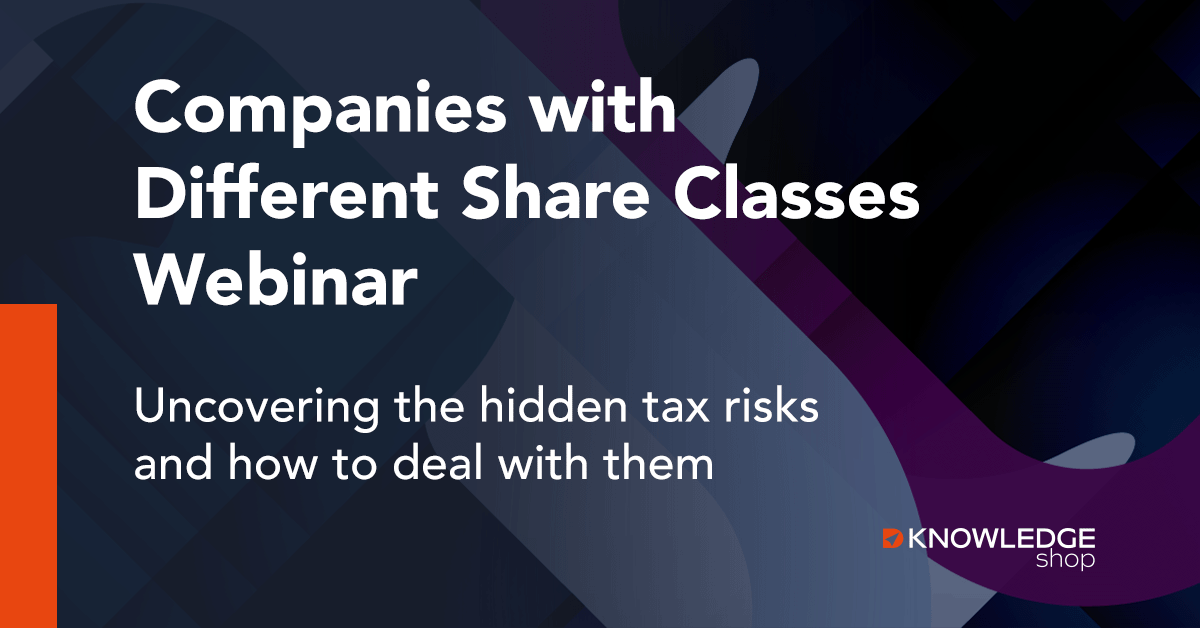 Companies with Different Share Classes Webinar